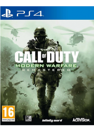 PS4 CALL OF DUTY MODERN WARFARE REMASTERED - KORIŠĆENO