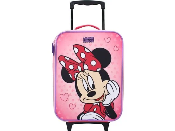 Vadobag Kofer na točkiće Minnie Mouse Rozi