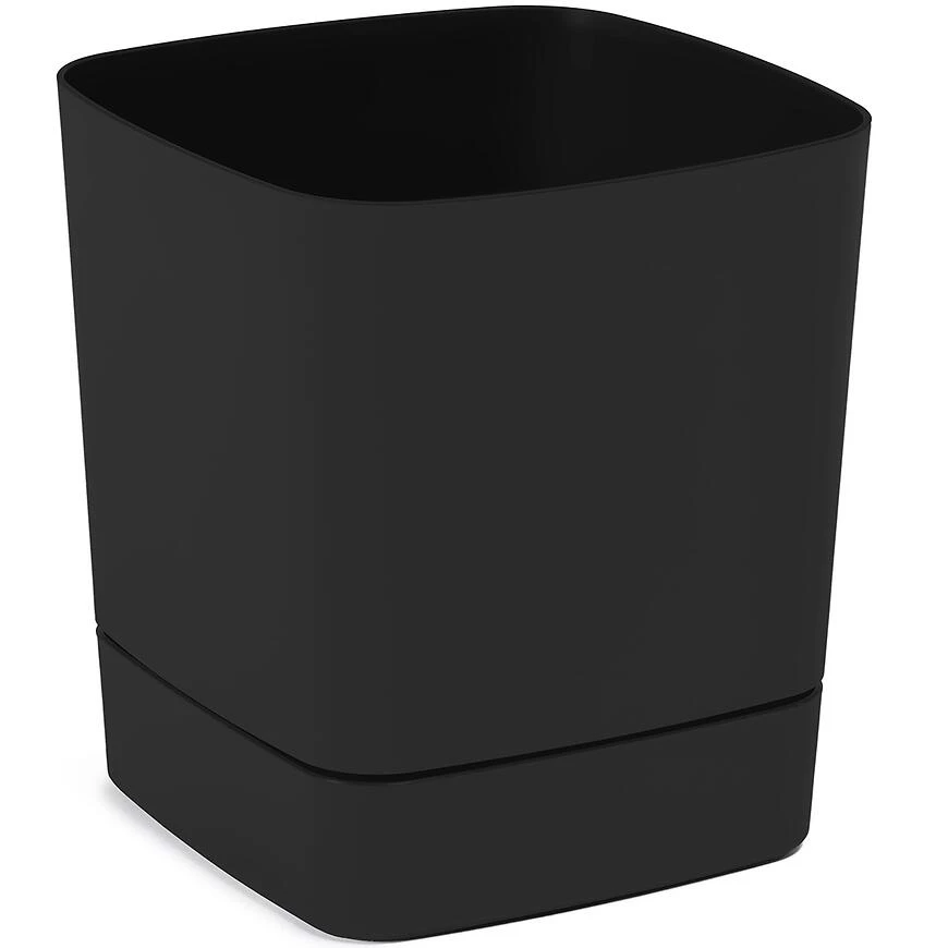 Saksija Clima 25x25 recycled black LA142-04