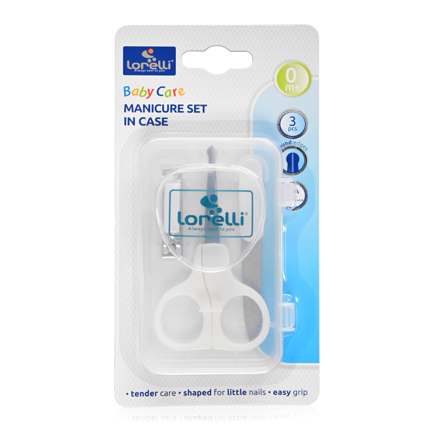 LORELLI BABY SET ZA NEGU NOKTIJU U KUTIJICI – WHITE