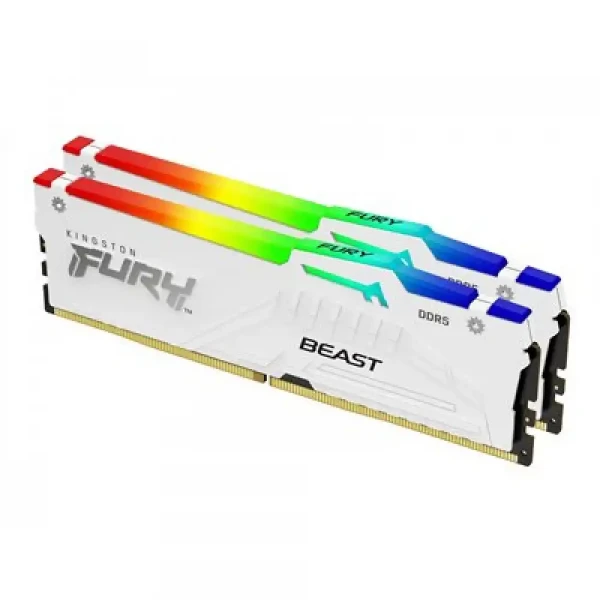 Memorija DDR5 32GB (2x16GB) 6000MHz Kingston Fury Beast RGB KF560C36BWE2AK2-32