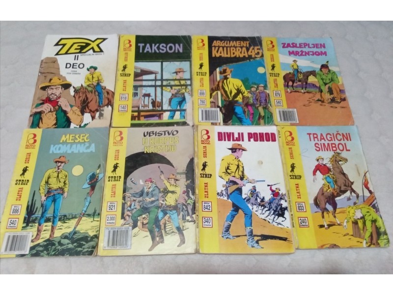 LOT OD 37 STRIPOVA & 5 GRATIS BROJA