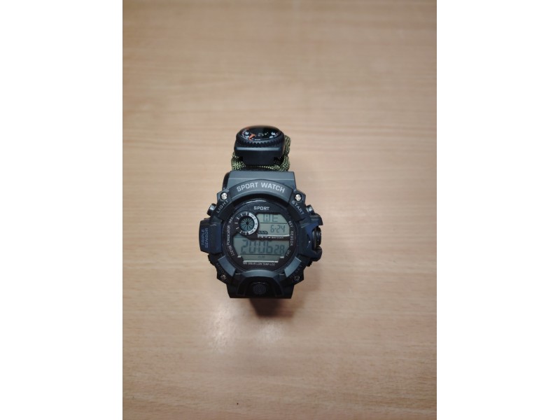 Sport Watch – Digitalni sat sa kompasom – 30M WR
