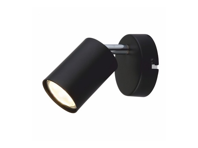 Dekorativna zidna spot lampa crna GU10 M190610