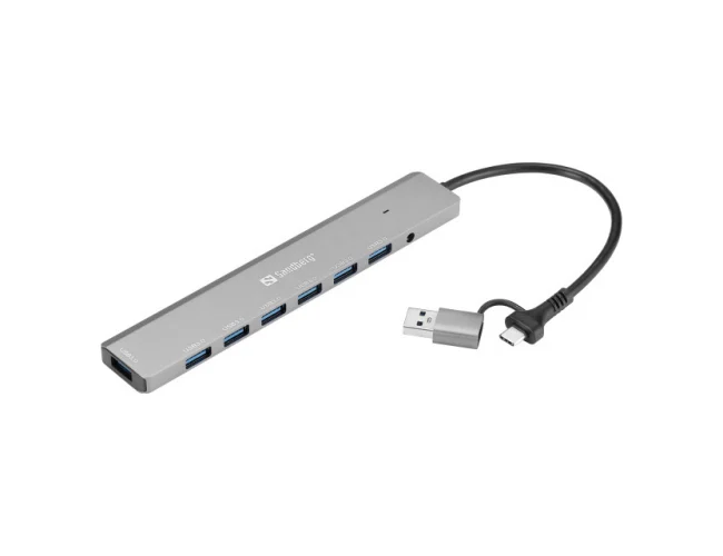 Sandberg 136-66 USB HUB-C 7-portni