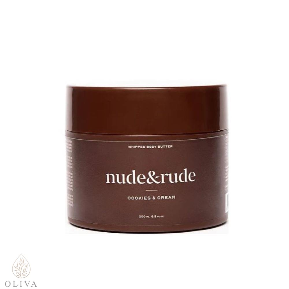 NUDE AND RUDE COOKIES & CREAM WHIPPED PUTER ZA TELO 225 ML
