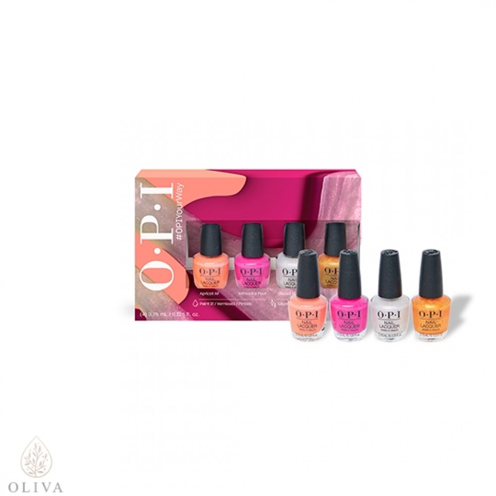 OPI YOUR WAY SPRING 2024 SET MINI LAKOVA ZA NOKTE (4 X 3.75ML)