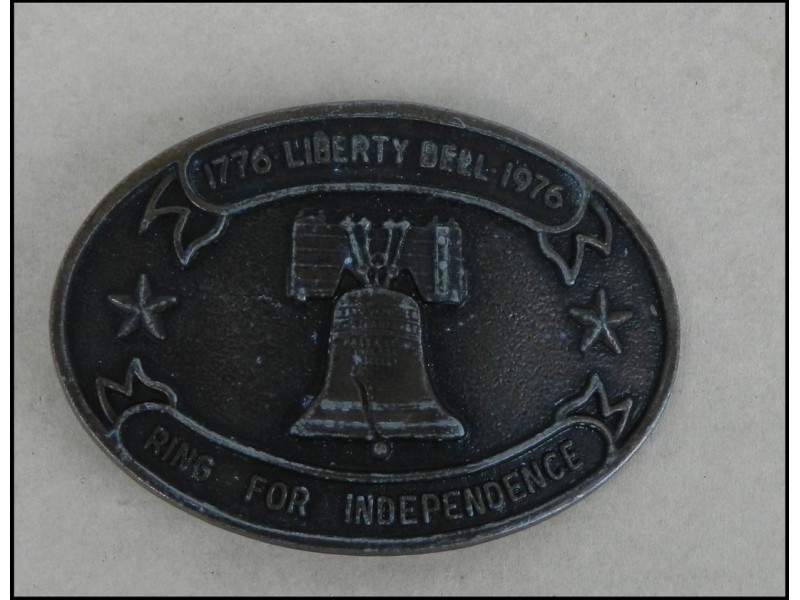 Vintage kopča za kaiš liberty bell 1776 1976