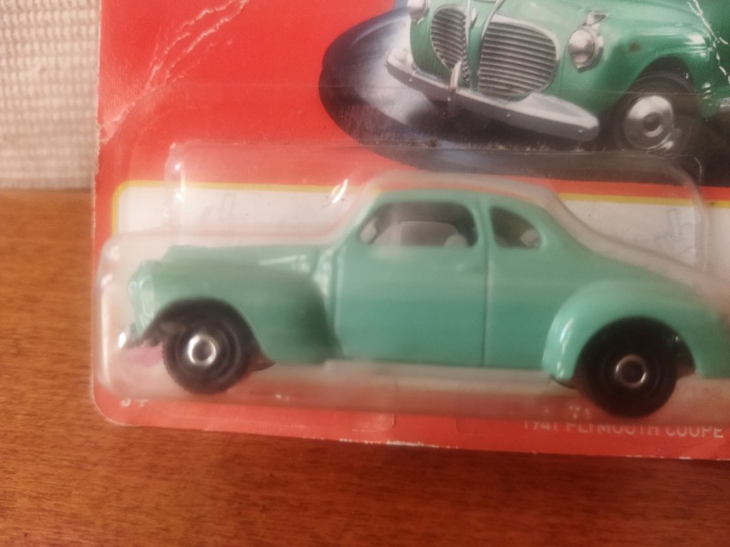1941. Plymouth Coupe matchbox