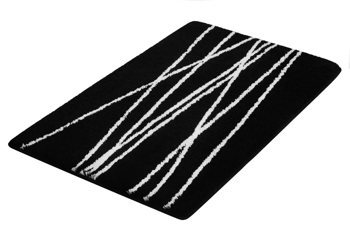 Kleine Wolke PROSTIRKA ZA KUPATILO crna 70/120 cm