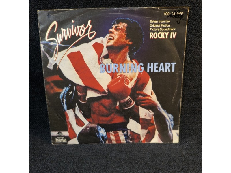 Survivor - Burning Heart 7"singl