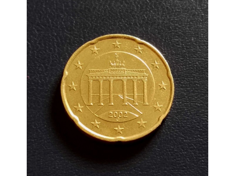 Nemačka - 20 euro centi 2002. J