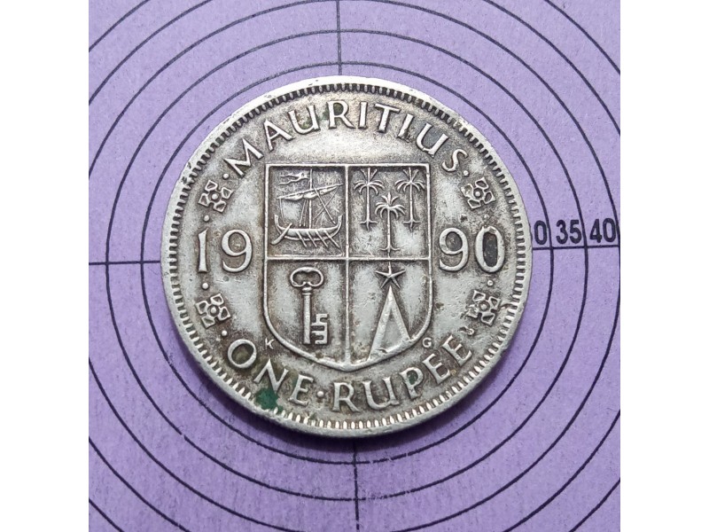 Mauricijus 1 rupee 1990g km55