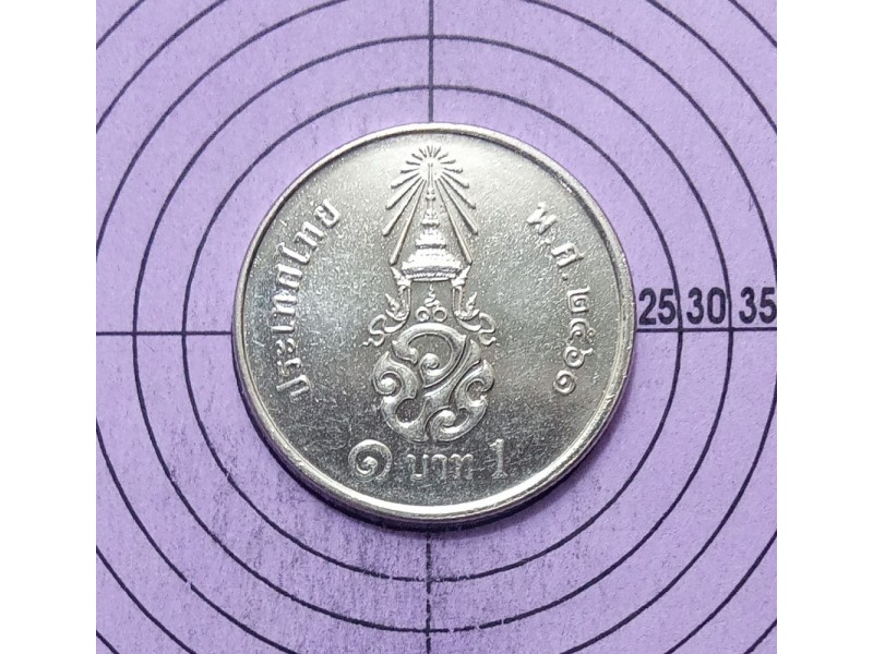 Tajland 1 baht 2018-2025
