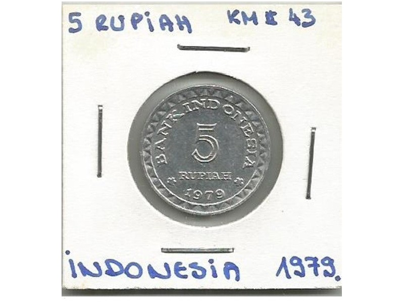 c7 Indonesia 5 rupiah 1979.