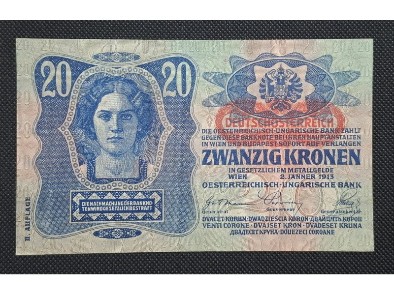 20 kruna 1913. UNC