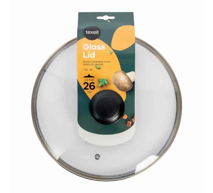 Texell Poklopac stakleni za tiganj 26 cm TGL 26