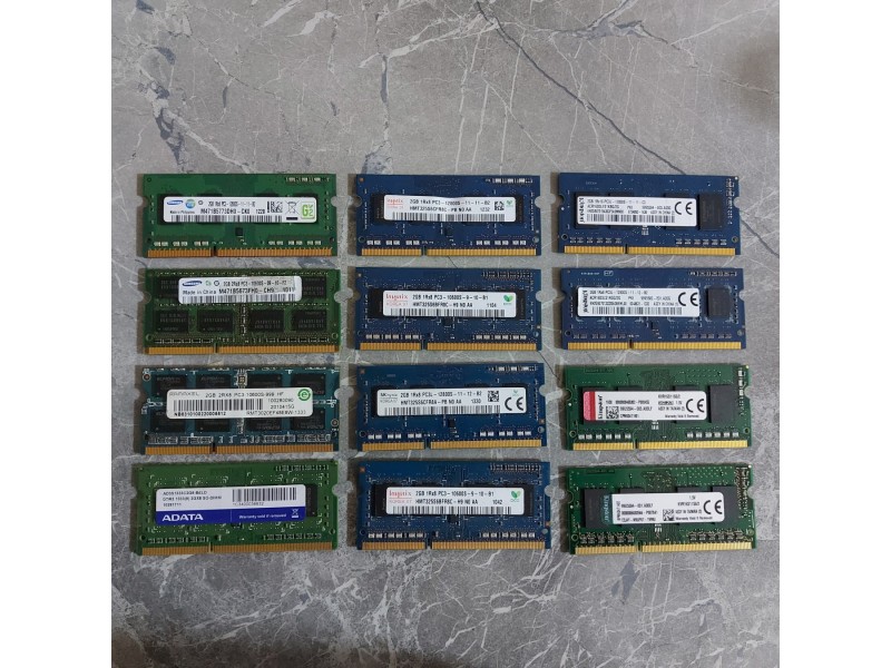 DDR3 RAM memorija 2GB Samsung - Kingston - SK Hynix ...