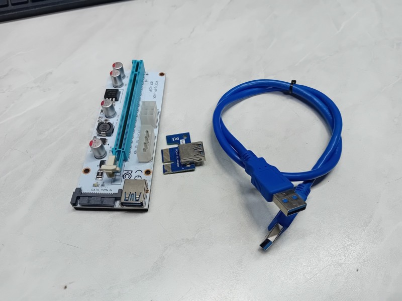 Riser Card PCI Express 1x to 16x Adapter ispravan polov