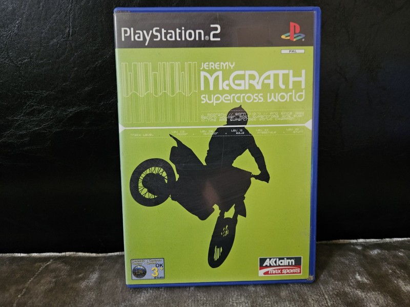 Jeremy McGrath Supercross Sony PS2 UK