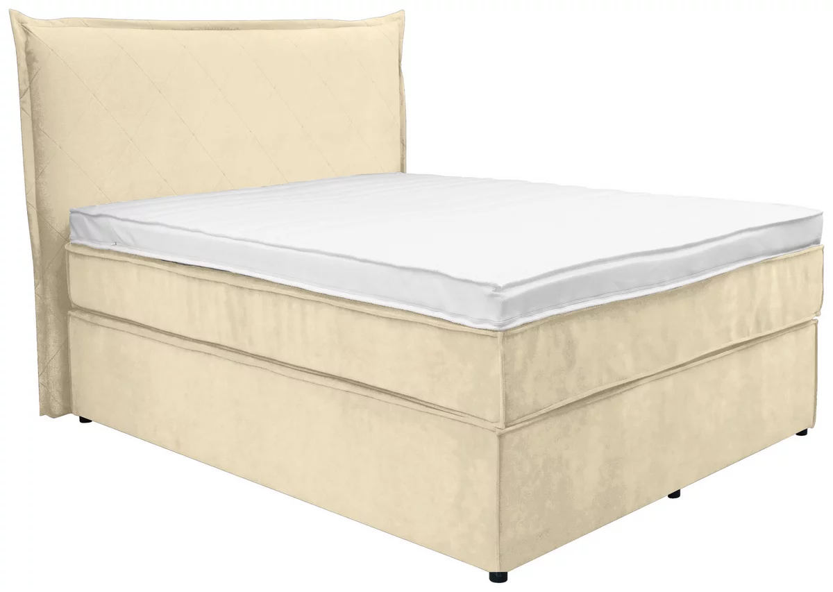 Boxxx BOXSPRING KREVET 120/200 cm krem