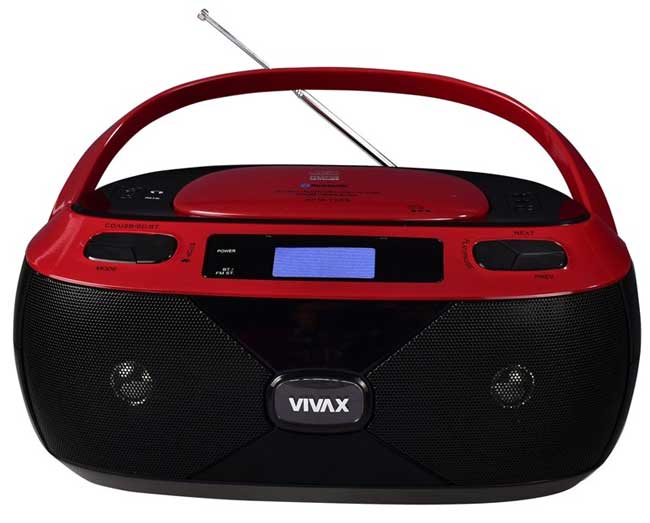 Vivax Prenosni Radio CD Mp3 uređaj APM-1040 Red