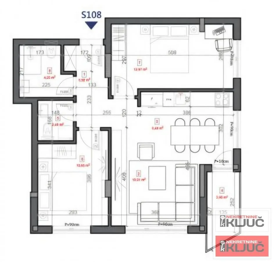 Prodaja, trosoban stan, 63m², Sremska Kamenica, Petrovaradin
