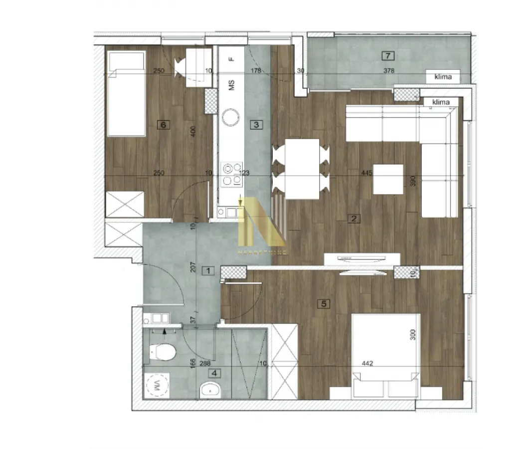 Prodaja, trosoban stan, 60m², Bulevar patrijarha Pavla, Novi Sad Sve Podlokacije