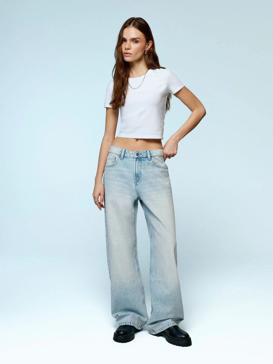 Baggy fit farmerke
