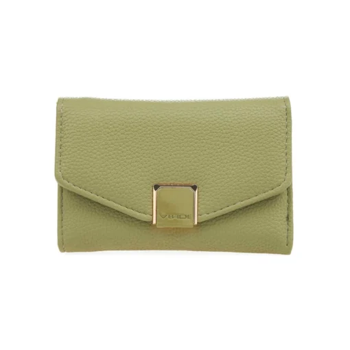 Novčanik ženski manji sa elegantnom kopcom 1433, 15×3×10.5 cm zelena Verde