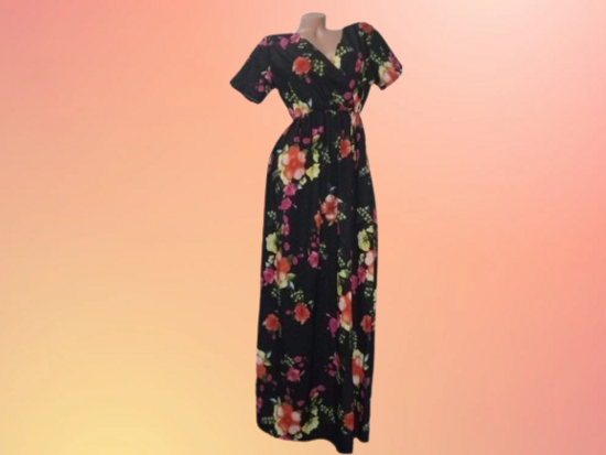 ❤️FLORAL DEZEN❤️MAXI HALJINA-NOVO S-M
