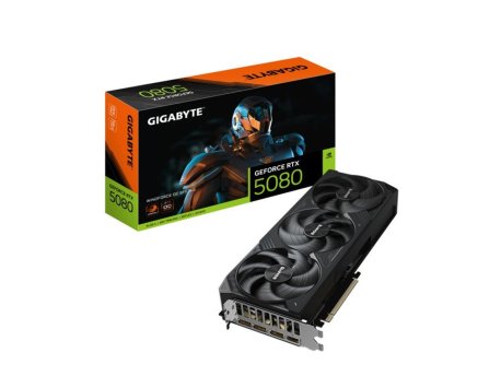 GIGABYTE NVidia GeForce RTX 5080 WINDFORCE OC SFF 16GB 256bit GV-N5080WF3OC-16GD
