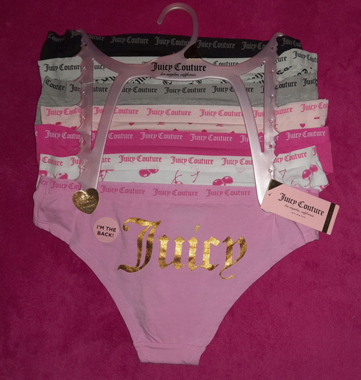 Juicy Couture 7kom brazilke/slip pamuk NOVO!%