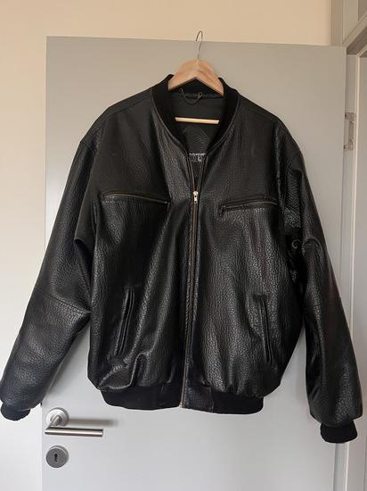 Fenomenalna kožna oversized bomber jakna %%3000