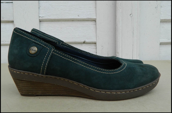 Clarks softwear kožne cipele puna peta 40
