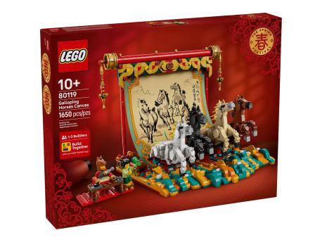 LEGO 80119 Platno sa galopirajućim konjima