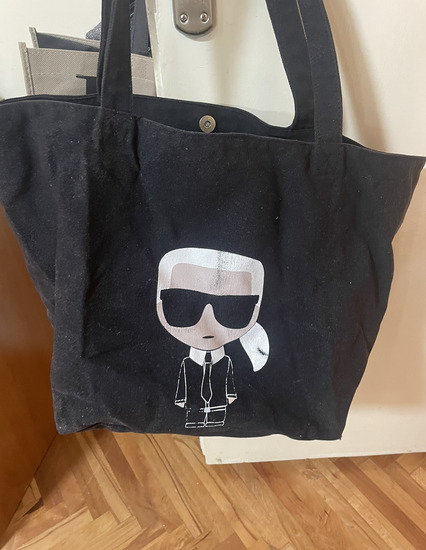 Karl Lagerfeld crna torba original