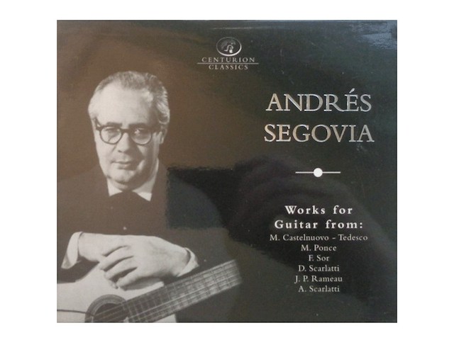 Andrés Segovia – Works For Guitar CD Nov