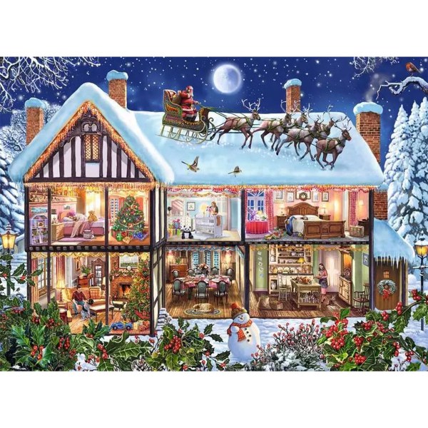 Ravensburger puzzle (slagalice) - 100XXL Božić kod kuće RA12996