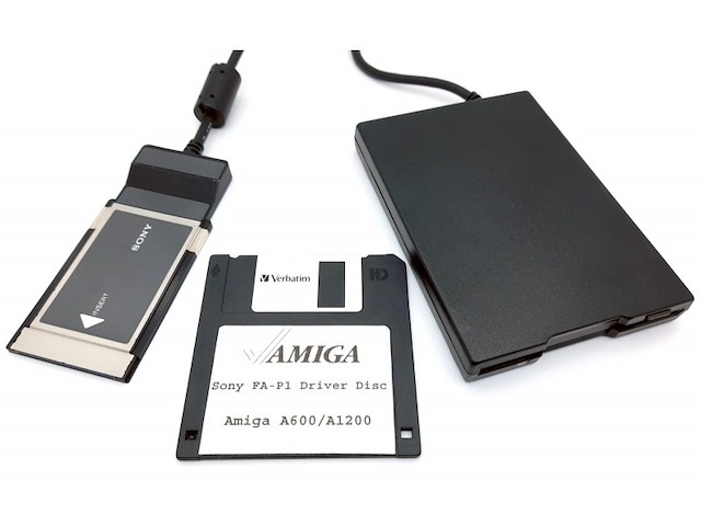 SONY  FA-P1 - stari PCMCIA Floppy Disk Drive