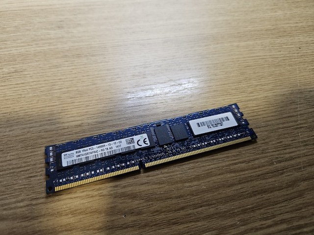 Hynix DDR3 RAM ECC Memorija 8GB PC3-14900R HMT41GR7AFR4