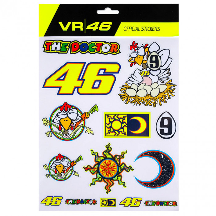 Valentino Rossi VR46 Heritage Sticker Set nalepnica
