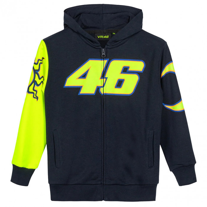 Valentino Rossi VR46 Heritage Sun and Moon dečji duks s kapuljačom
