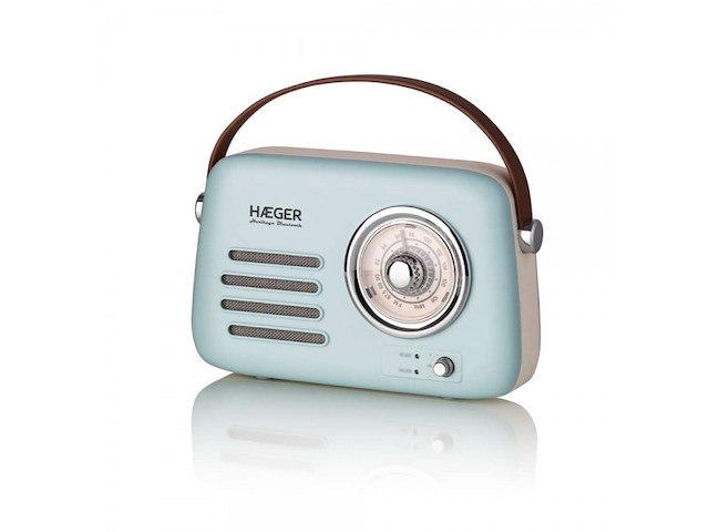 HAEGER HERB-BLU.002A RETRO FM RADIO BLUETOOTH, USB, AUX 5W PLAVI
