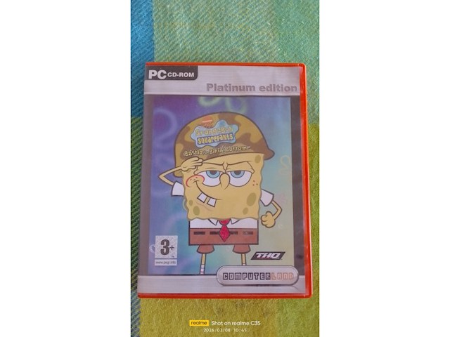 PC CD ROM SUNDJER BOB SPONGE BOB