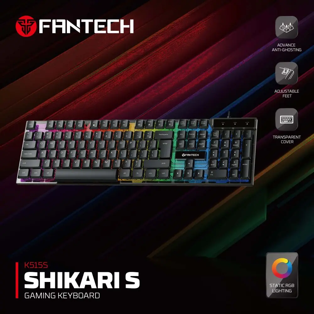 Tastatura Gaming Fantech K515S Shikari S crna