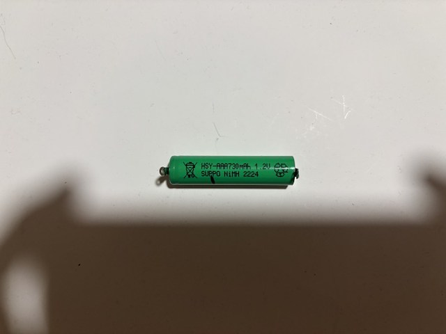 Baterija nimh 730mah 1.2v