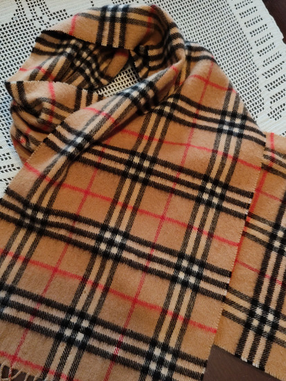 JEDINI Original Burberry Nova check sal KASMIR