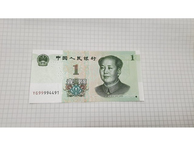 KINA 1 YUAN 2019 GODINA
