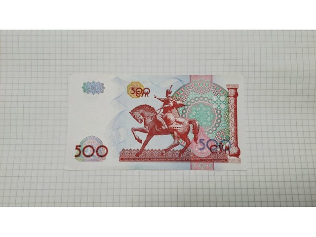 UZBEKISTAN 500 SYM 1999 GODINA